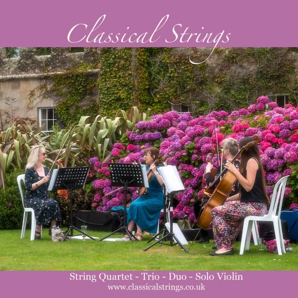 String Quartet Cornwall plus Trio Duo & Solo Violin for Weddings