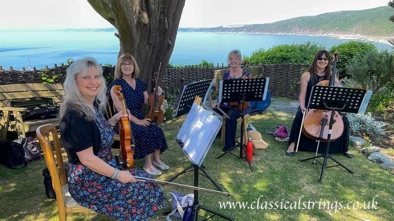 Cornwall Weddings with Classical Strings - Quartets to Solo Violin